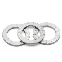 China 65Mn Double Fold Self Locking Washer DIN25201 Anti Loosing Secure Fastening M3-30 Zinc for sale