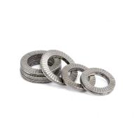 China 65Mn Double Fold Self Locking Washer DIN25201 Anti Loosing Secure Fastening M3-30 Zinc for sale