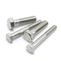 China Stainless Steel Hex Bolt and Nut DIN933 SS304 A2-70 M6 to M16 for General Industry for sale