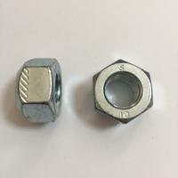 China Zinc Yellow Chromate Plated M8 M10 M12 M16 All Metal Lock Nut DIN Standard for sale