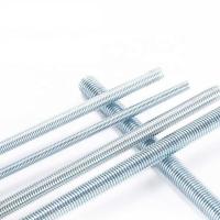China High Strength Grade 8.8 Threaded Rod Zinc Finish ISO9001 Certified for sale