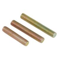 China High Strength Grade 8.8 Threaded Rod Zinc Finish ISO9001 Certified for sale