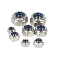 China DIN982 Zinc Plated Hex Nylon Insert Lock Nut ISO7040 Grade 4.8 6.8 8.8 for Industrial Use for sale