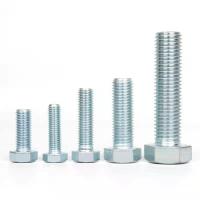 China DIN Standard UNC UNF Hex Bolt 1/2 3/8 1/4 5/16 Grade 4.8 8.8 10.9 ASTM BSW for sale