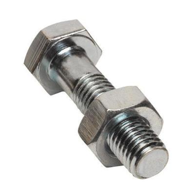 China SS304 316 A2 70 A4 80 Hex Bolt Verbus Ripp Bolt DIN933 931 Yellow Zinc Finish for sale