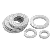 China M3-M130 Stainless Steel Double Fold Self Lock Wedge Lock Washer DIN25201 for sale
