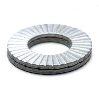 China M3-M130 Stainless Steel Double Fold Self Lock Wedge Lock Washer DIN25201 for sale