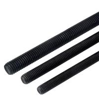 China DIN938 Stud Bolts Black Zinc Plated Black Oxide Grade 4.8 8.8 10.9 12.9 for sale