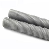 China Metric Carbon Steel Threaded Rod HDG Coated M10 M12 M16 M20 M24 for sale