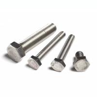 China 304 Stainless Steel Hex Bolts Nuts Washers Set DIN933 M4 M48 Length 10mm 300mm for sale