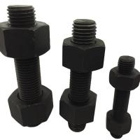 China Grade 4.8 8.8 10.9 Black DIN976 Hot Galvanization Threaded Rod for Customized Support for sale