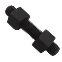 China Grade 4.8 8.8 10.9 Black DIN976 Hot Galvanization Threaded Rod for Customized Support for sale