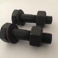 China DIN933 931 Grade 8.8 M20 Hex Black Bolts and Nuts ISO9001 Certified 10mm 300mm for sale