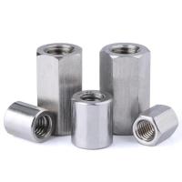 China Thread Types DIN6334 ZINC Plated Long Hex Coupling Nut for DIN/GB/ISO for sale