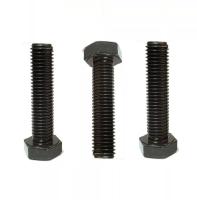 China Grade 8.8 Stainless Steel Hexagon Head Bolts M20 M24 M30 DIN933 931 Yellow Zinc for sale