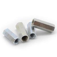 China Thread Types DIN6334 ZINC Plated Long Hex Coupling Nut for DIN/GB/ISO for sale