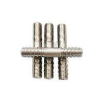 China Blackened Stainless Steel Double End Stud with Washer Grade 4.8 8.8 10.9 for sale
