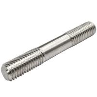 China Blackened Stainless Steel Double End Stud with Washer Grade 4.8 8.8 10.9 for sale