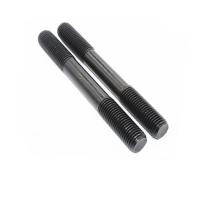 China Blackened Stainless Steel Double End Stud with Washer Grade 4.8 8.8 10.9 for sale