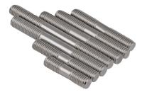 China Blackened Stainless Steel Double End Stud with Washer Grade 4.8 8.8 10.9 for sale