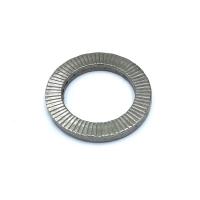 China DIN Standard Stainless Steel Two-fold Double Stack Self Locking Washer with ZINC Finish for sale