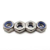 China Metric Measurement System Stainless Steel Nylon Insert Lock Nut DIN985 Plain Design for sale