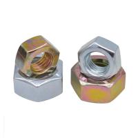 China Plain Metric Galvanized Hexagon Nuts DIN934 for Industrial Applications for sale