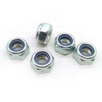 China Carbon Steel Hex Flange Nylon Lock Nut DIN985 Grade 4.8 M3-M30 for Heavy Industry for sale