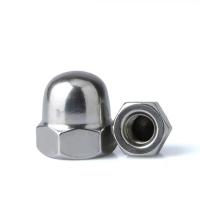 China M6 Flange Dome Cap Nut DIN Grade 4.8 Carbon Steel Zinc Plated Hexagon End Cap for sale