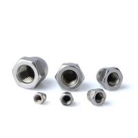 China M6 Flange Dome Cap Nut DIN Grade 4.8 Carbon Steel Zinc Plated Hexagon End Cap for sale