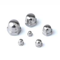 China M6 Flange Dome Cap Nut DIN Grade 4.8 Carbon Steel Zinc Plated Hexagon End Cap for sale