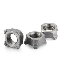 China DIN928 Stainless Steel Square Hex Spot Weld Nut M3 M6 M8 M10 Metric Grade 4.8 for sale