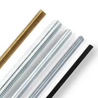 China DIN975 DIN976 Threaded Rod M4-M48 Brass Stainless Steel 304 316 Grade 4.8 8.8 Plain Zinc Plated for sale
