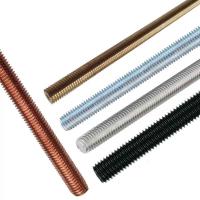 China DIN975 DIN976 Threaded Rod M4-M48 Brass Stainless Steel 304 316 Grade 4.8 8.8 Plain Zinc Plated for sale