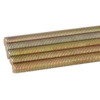 China DIN975 DIN976 Threaded Rod M4-M48 Brass Stainless Steel 304 316 Grade 4.8 8.8 Plain Zinc Plated for sale