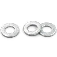 China DIN Standard C-Grade Hot-Dip Galvanized Flat Washer Carbon Steel M6-M30 ISO9001 for sale