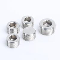 China Plain Finish Hexagon Socket Pipe Plugs DIN906 for Building and Construction Projects for sale