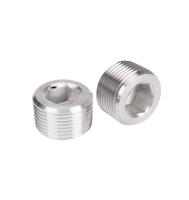 China Plain Finish Hexagon Socket Pipe Plugs DIN906 for Building and Construction Projects for sale