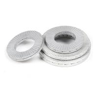 China 304 Stainless Steel Double Layer Self-Locking Washer DIN25201 with ISO9001 Certification for sale