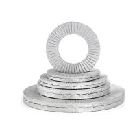 China 304 Stainless Steel Double Layer Self-Locking Washer DIN25201 with ISO9001 Certification for sale