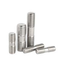 China High Strength Double Head Bolts Grade 8.8 Quenched Tempered Blackened Finish 12mm for sale