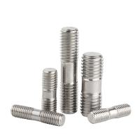 China High Strength Double Head Bolts Grade 8.8 Quenched Tempered Blackened Finish 12mm for sale