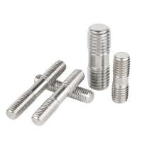 China High Strength Double Head Bolts Grade 8.8 Quenched Tempered Blackened Finish 12mm for sale