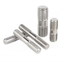 China High Strength Double Head Bolts Grade 8.8 Quenched Tempered Blackened Finish 12mm for sale