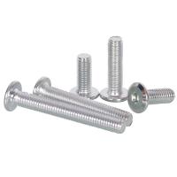China Carbon Steel Zinc Plated DIN7420 Flat Round Head Hexagon Socket Screw M6x20 for sale
