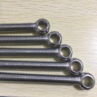 China DIN444 Stainless Steel Eye Bolt Grade 8.8 Yellow Zinc Finish 20mm Thread for sale