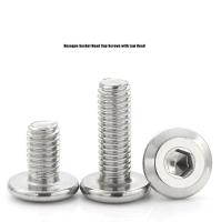 China DIN7420 Flat Round Head Hexagon Socket Screw M6x20 for Machine Wood Furniture Assembly for sale