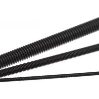 China Carbon Steel DIN938 Stud Bolts Black Oxide M12x100 Lead Screw Zinc Finish for sale