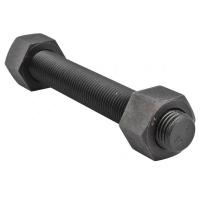 China ASTM A193 Gr B7 High Tensile Stud Bolt M4-M48 with A194 2H Nut Carbon Steel for sale