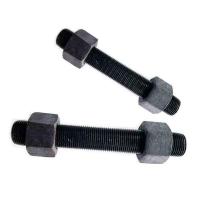 China ASTM A193 Gr B7 High Tensile Stud Bolt M4-M48 with A194 2H Nut Carbon Steel for sale